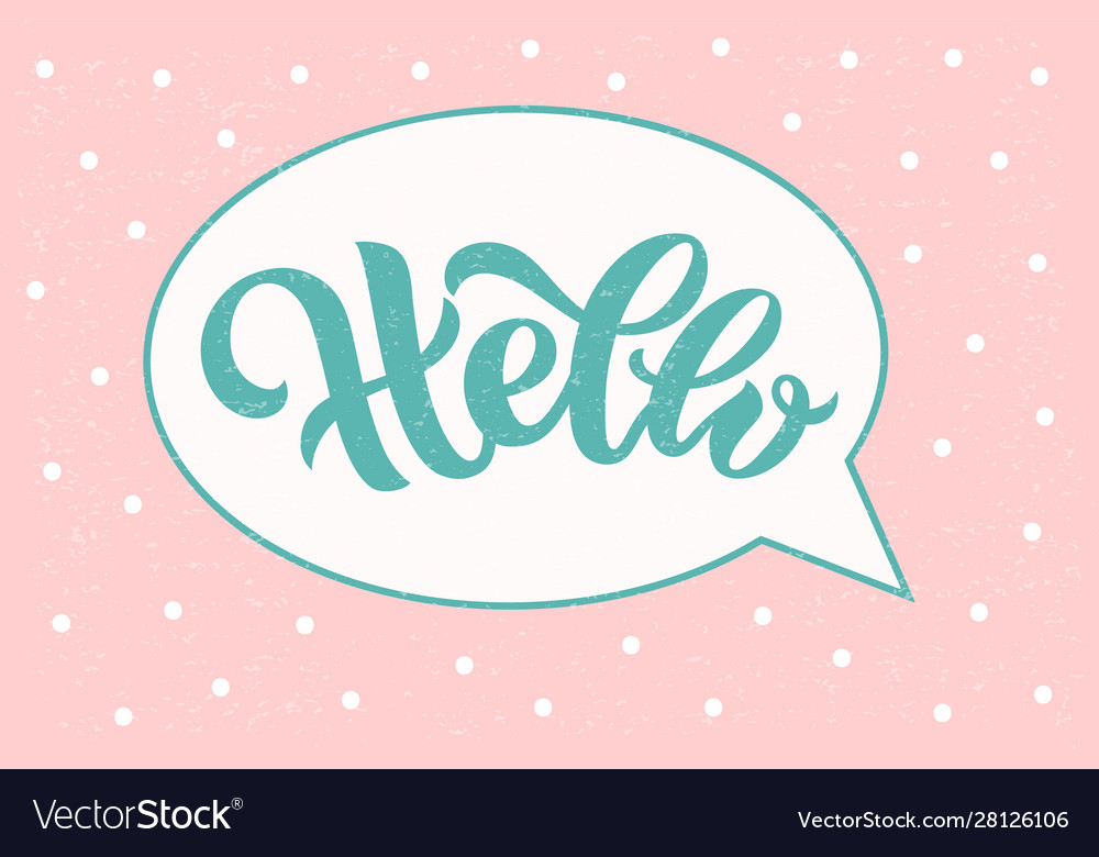 Hello Royalty Free Vector Image - VectorStock