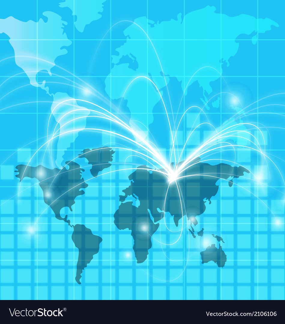 World map light background Royalty Free Vector Image