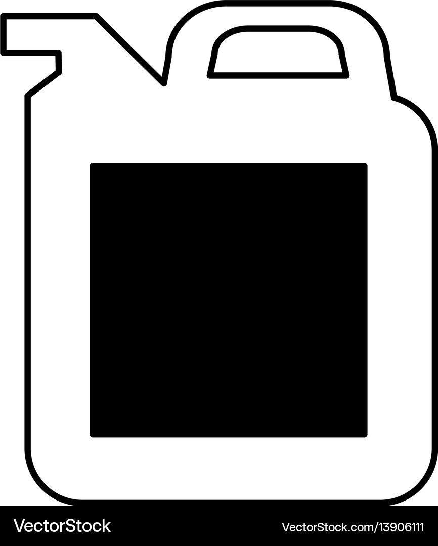 Gallon tank oil icon Royalty Free Vector Image