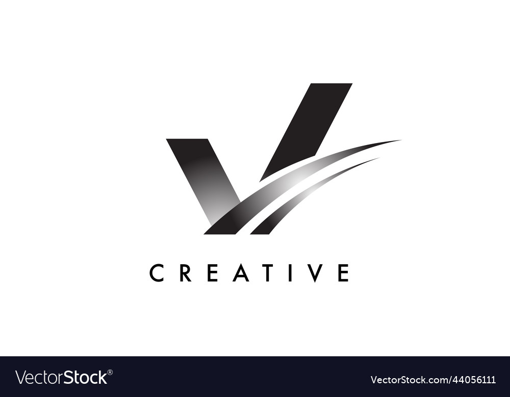 Black Letter V Logos V + M Company Logo
