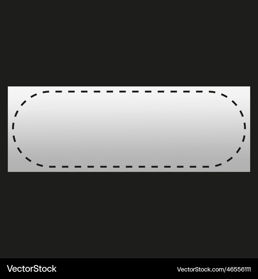 Oval tailor sticker logo template Royalty Free Vector Image