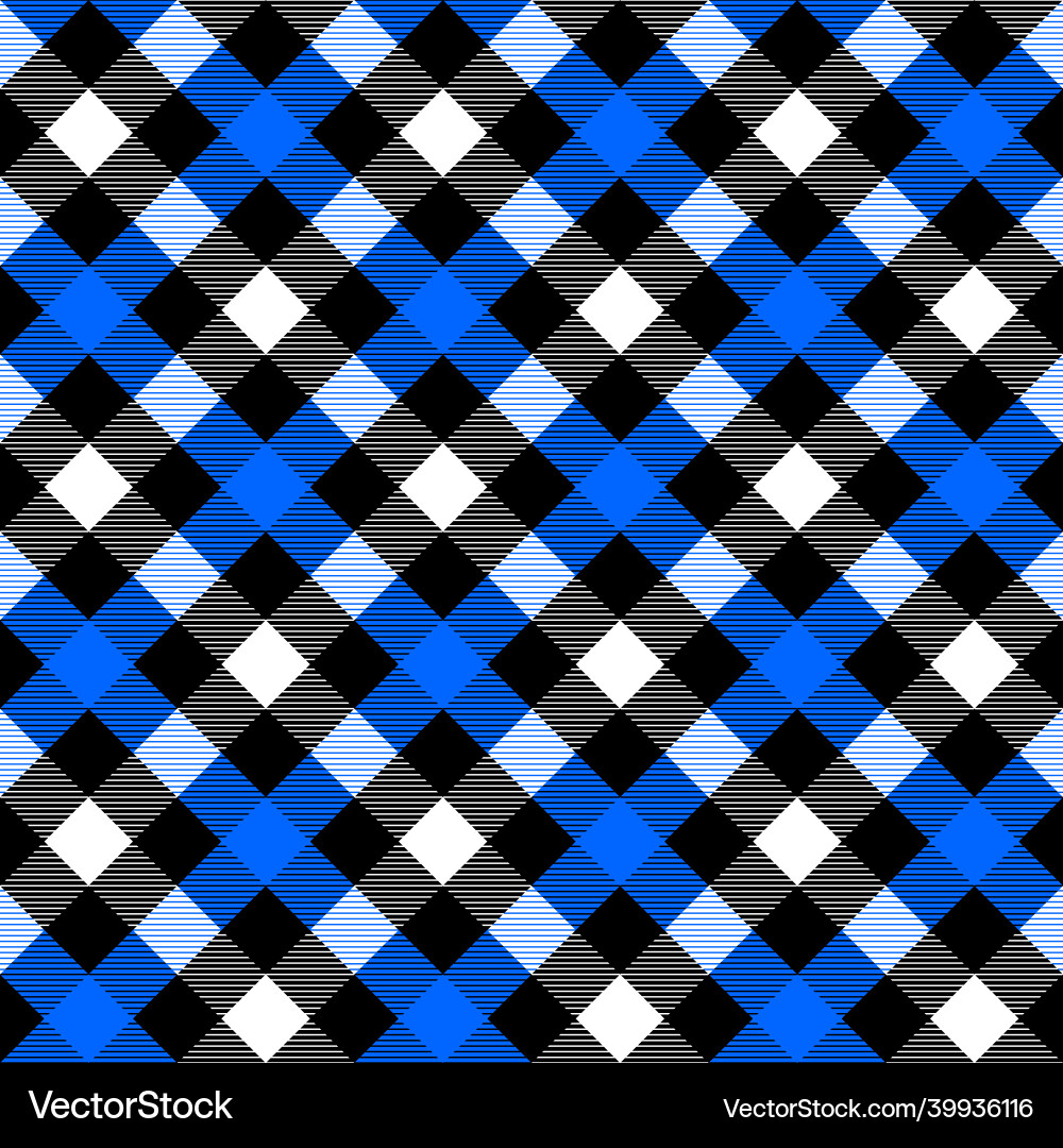 Buffalo plaid seamless pattern gingham background Vector Image