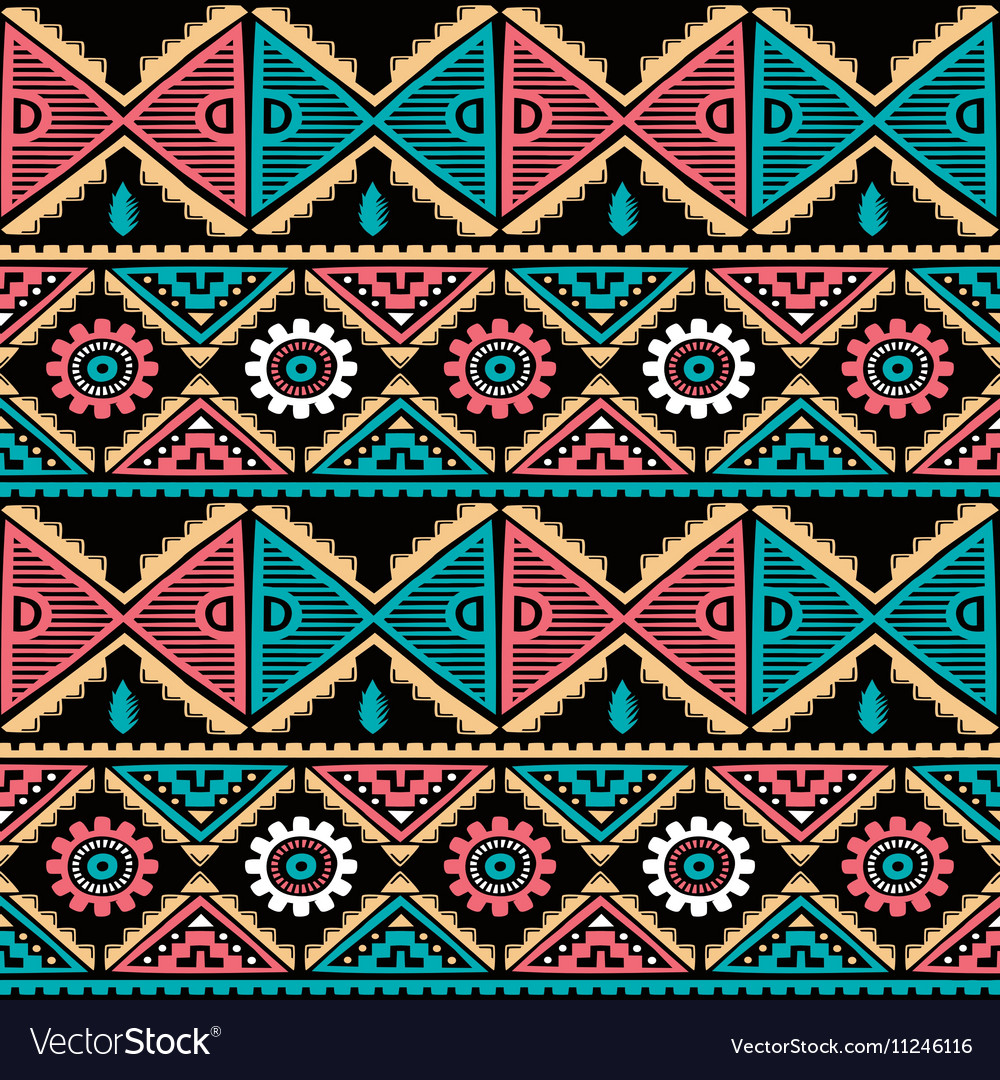 Native ethnic seamless pattern Royalty Free Vector Image