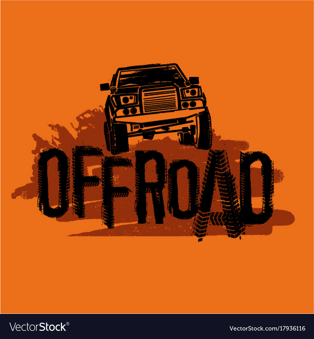 Off road image Royalty Free Vector Image - VectorStock