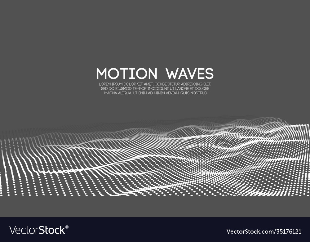 Abstract grey technology wave for web background Vector Image