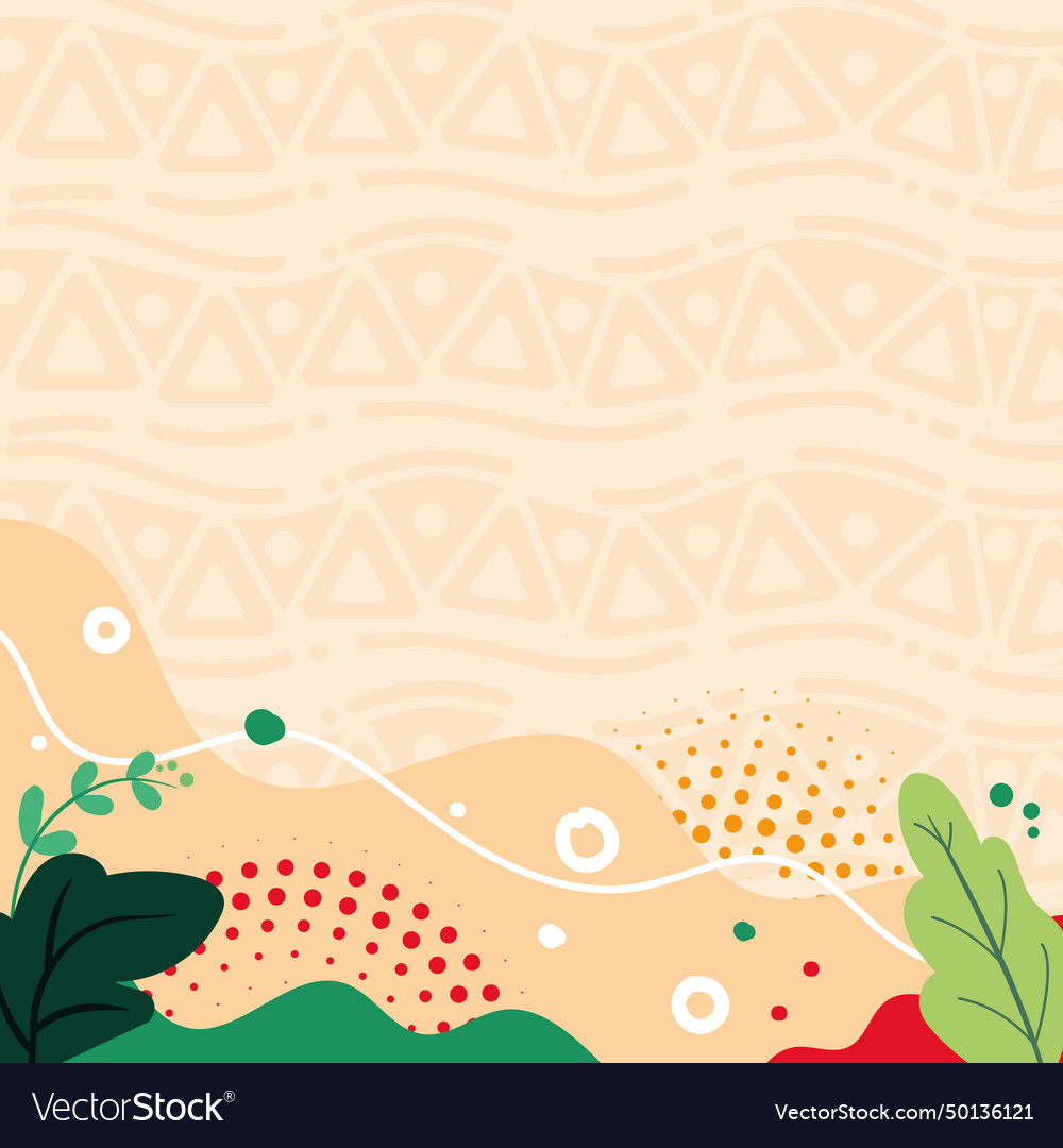 African ethnic pattern background Royalty Free Vector Image