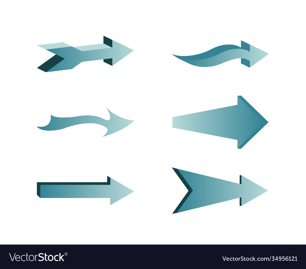 Arows Royalty Free Vector Image - VectorStock