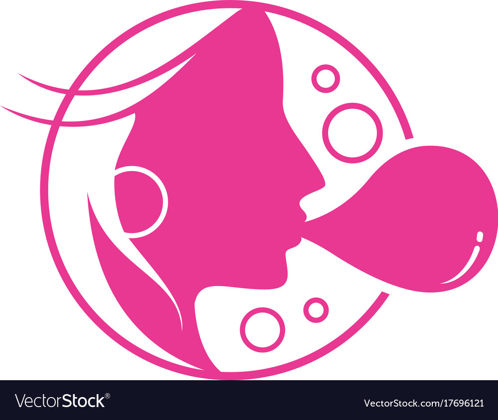 Bubble girl Royalty Free Vector Image - VectorStock