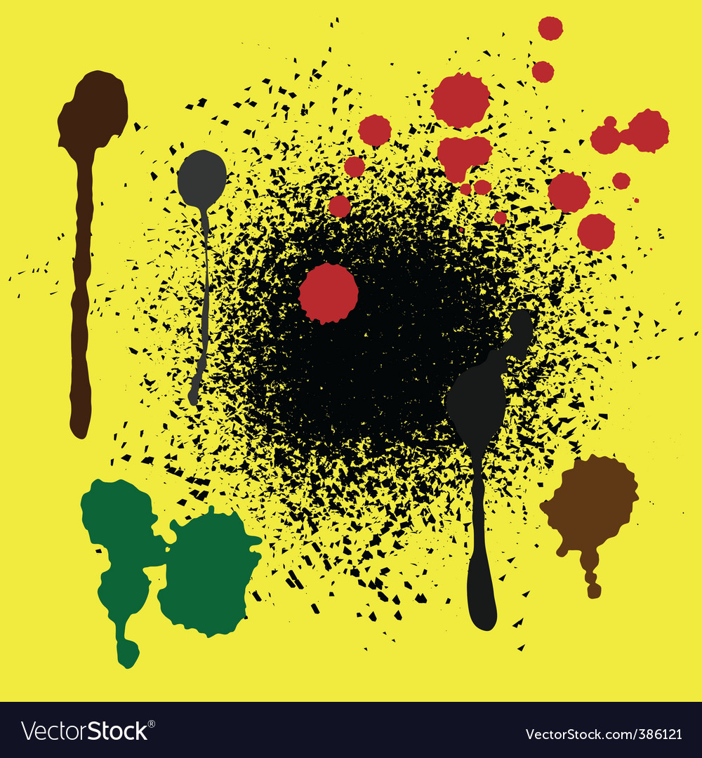 Color splash Royalty Free Vector Image - VectorStock