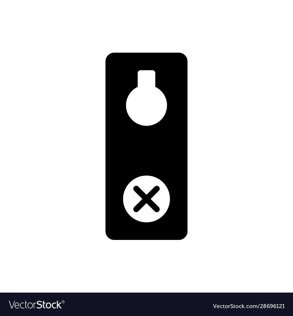 Do not disturb Royalty Free Vector Image - VectorStock