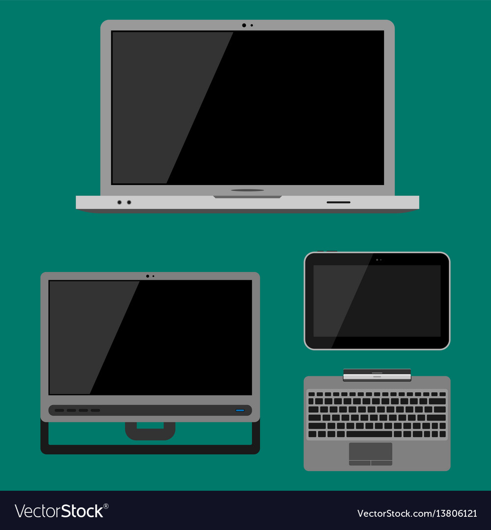 Electronic gadgets icons technology electronics Vector Image Electronic gadgets icons technology electronics Vector Image