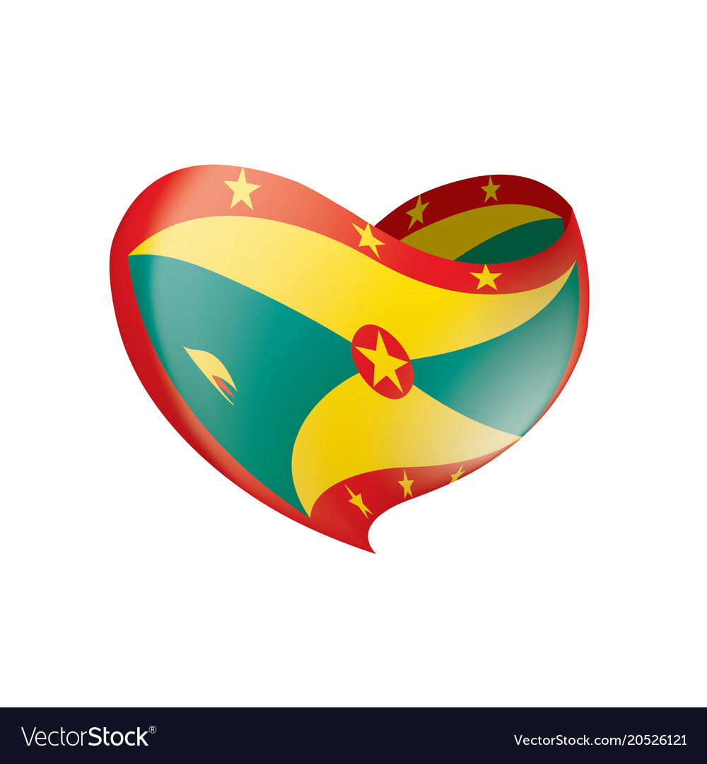 Grenada flag Royalty Free Vector Image - VectorStock