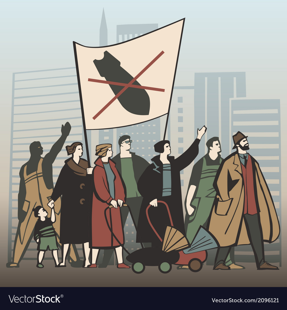 Protest2 Royalty Free Vector Image - VectorStock