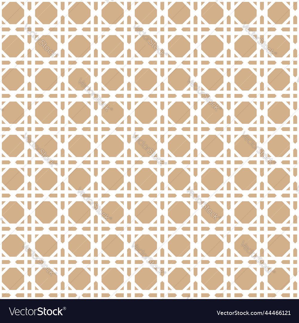 Rattan cane seamless pattern Royalty Free Vector Image