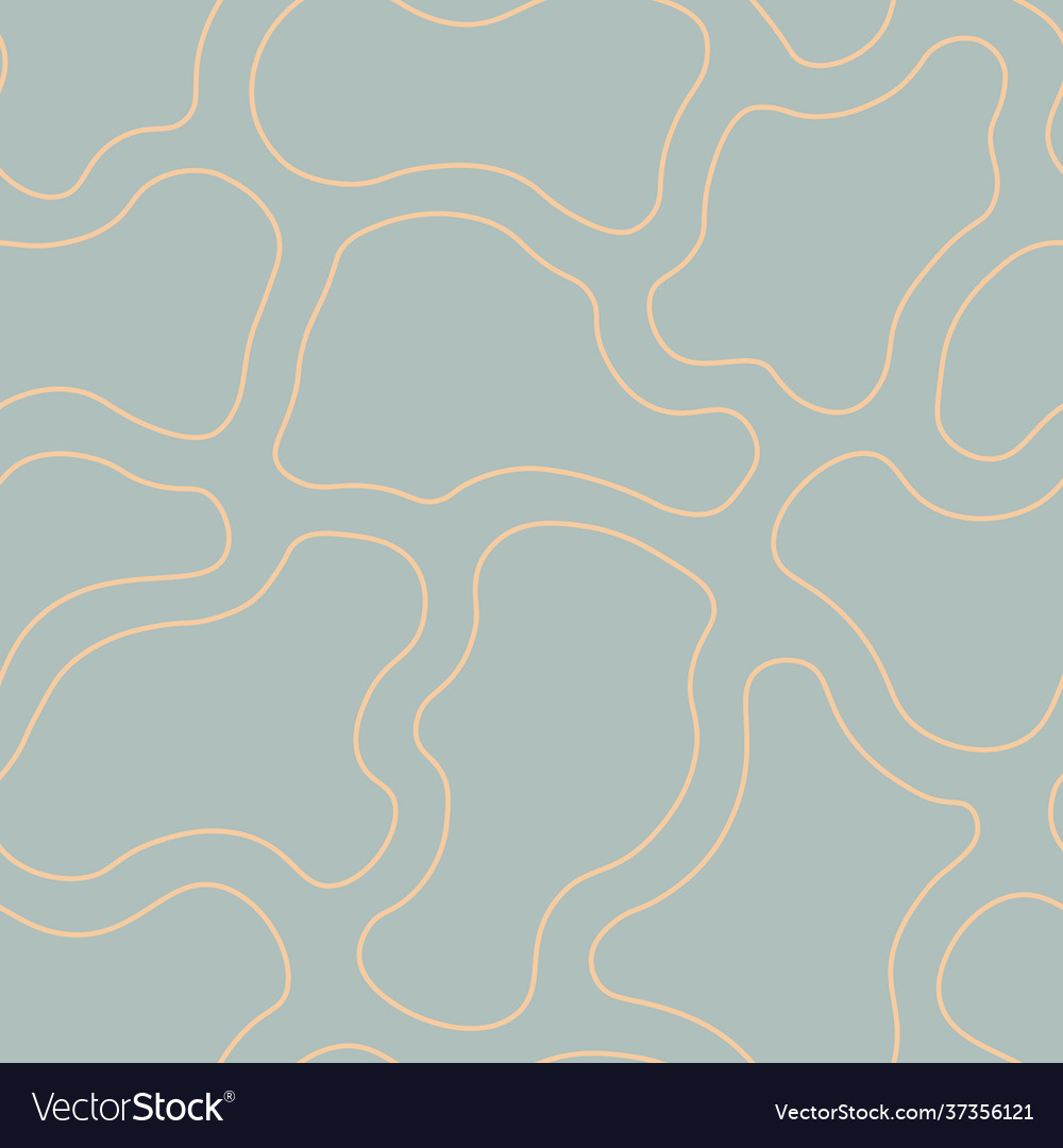 Seamless pattern with creative contour Royalty Free Vector
