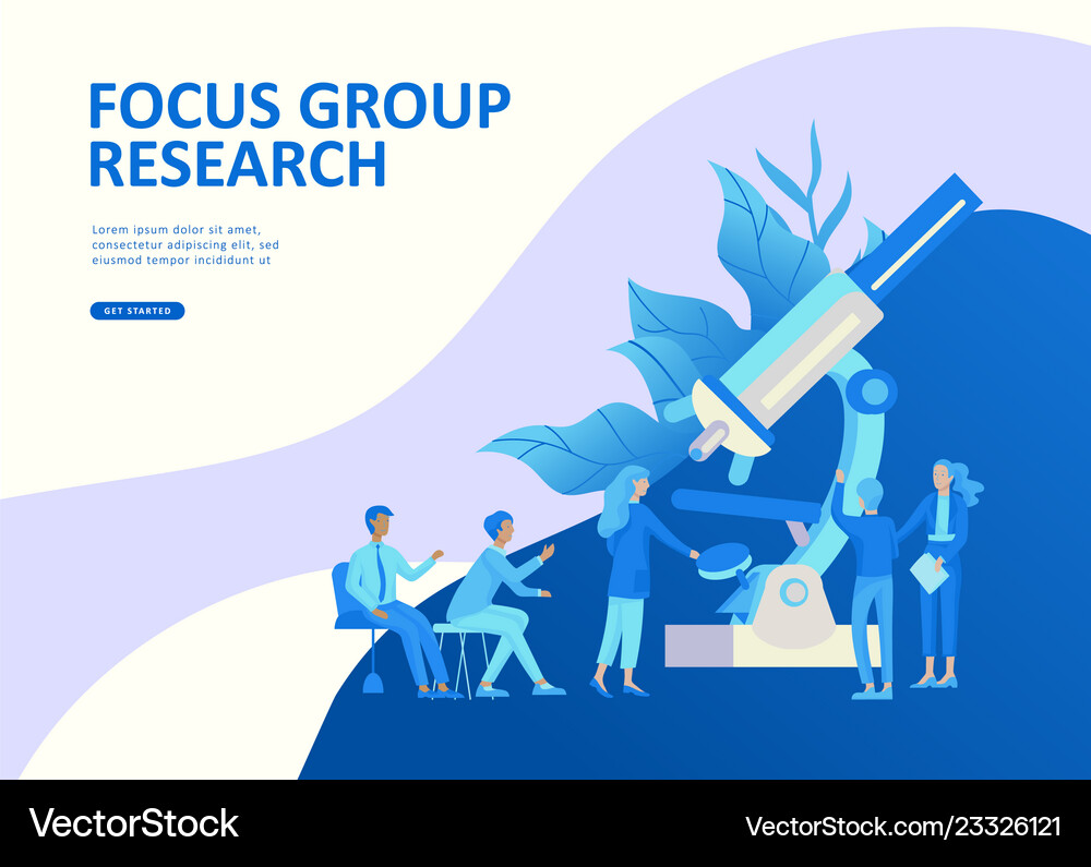 Set landing page template people business app Vector Image