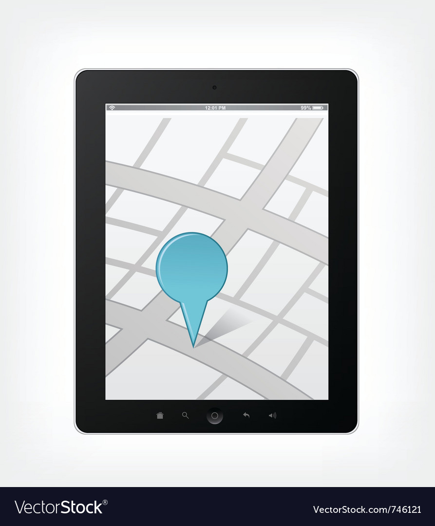 Set of tablet pc Royalty Free Vector Image - VectorStock