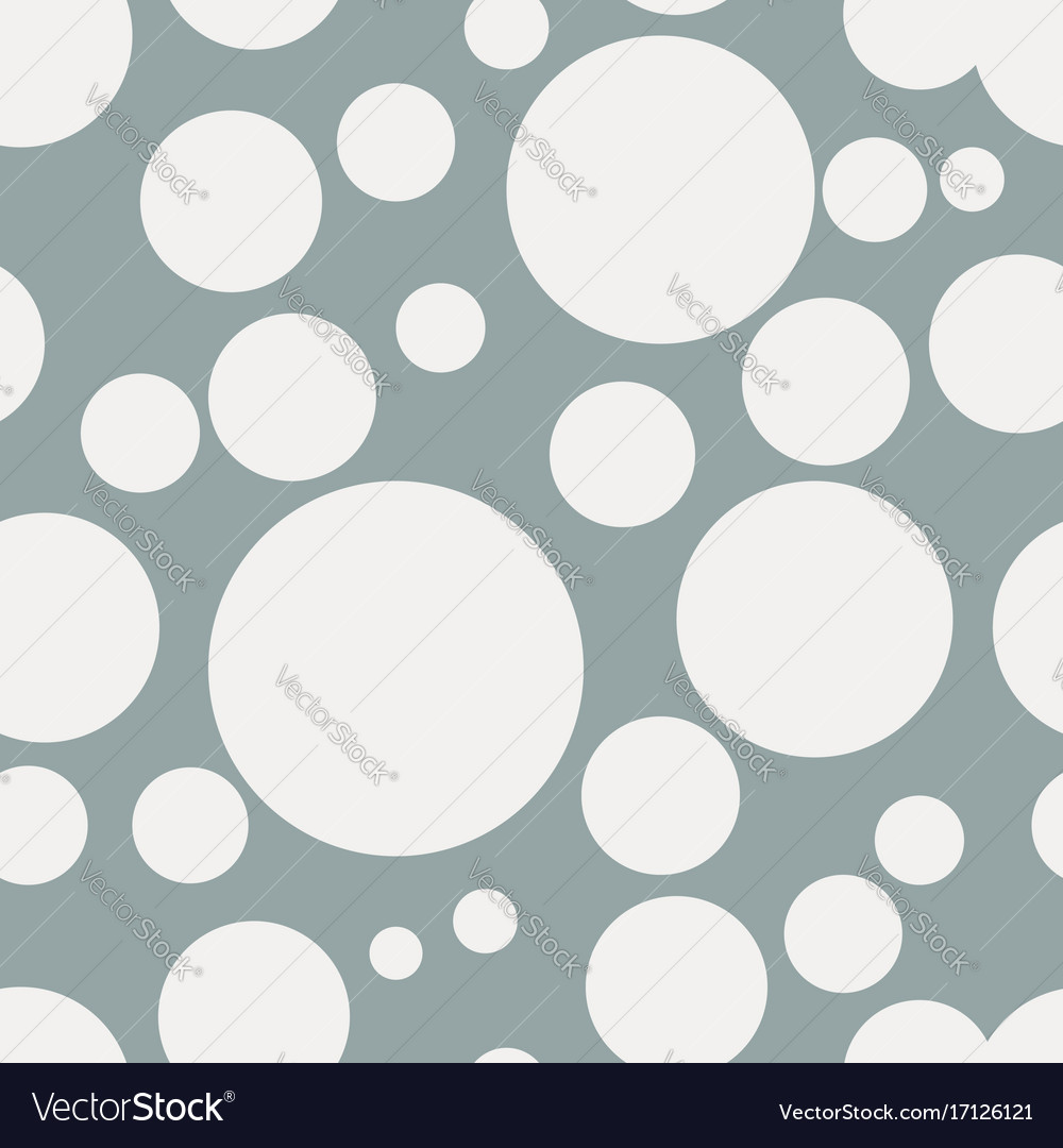 Simple circles seamless pattern Royalty Free Vector Image
