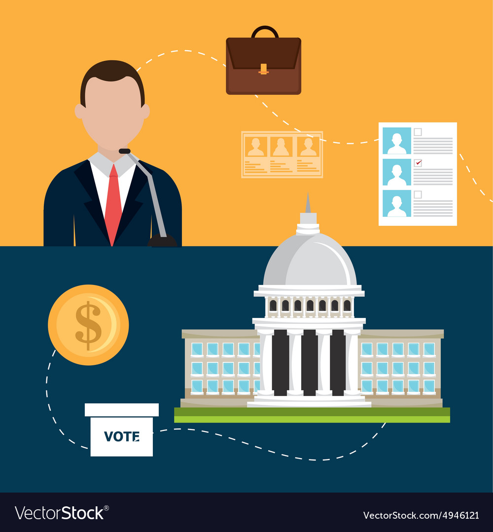 Vote design Royalty Free Vector Image - VectorStock