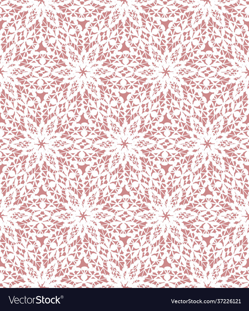 White lace pattern Royalty Free Vector Image - VectorStock
