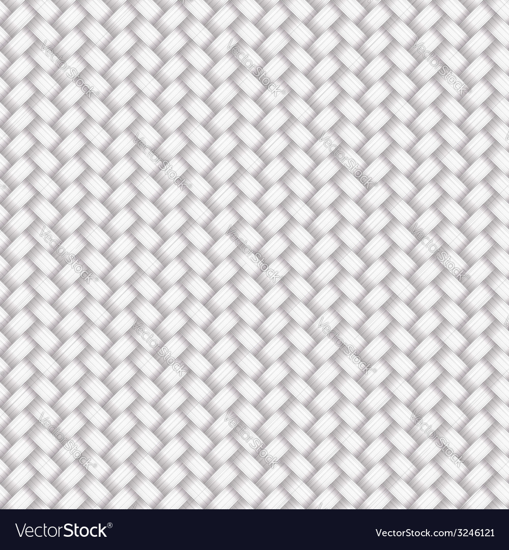 White seamless wicker pattern Royalty Free Vector Image