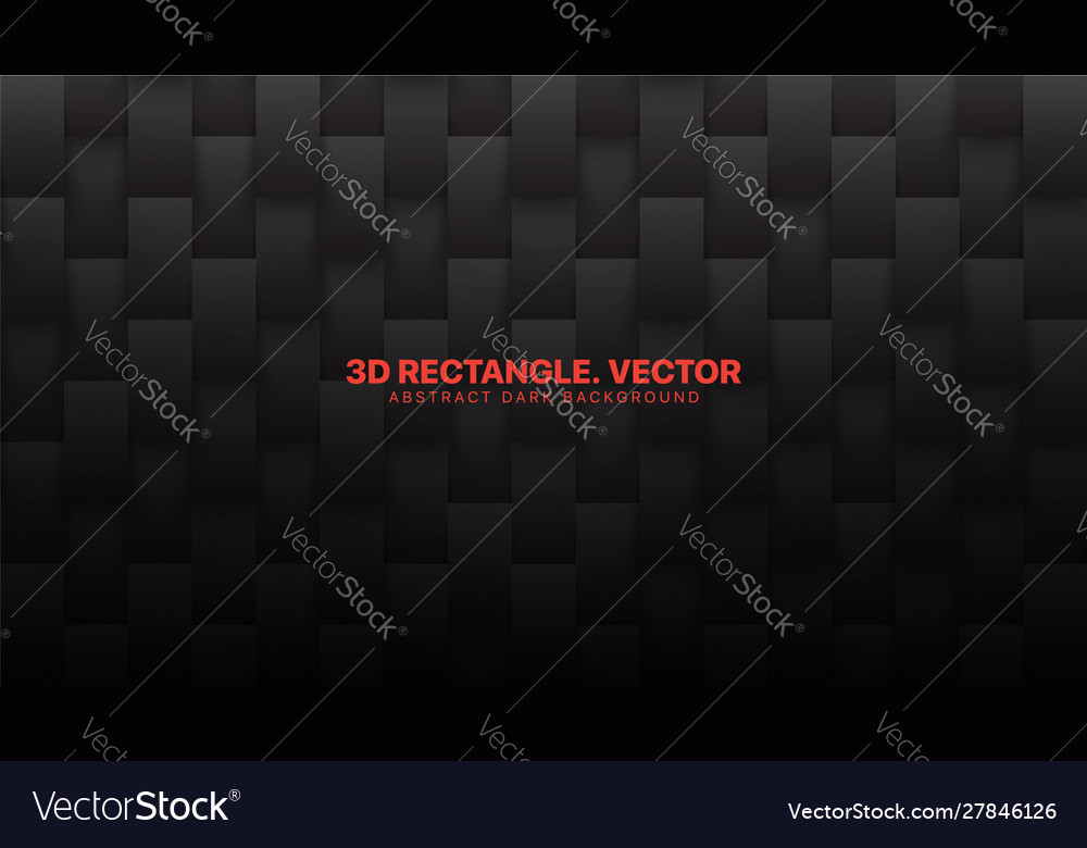 3d rectangles pattern conceptual sci-fi abstract Vector Image