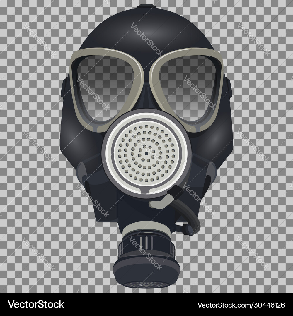 Realistic military gas mask personal protective Vector Image