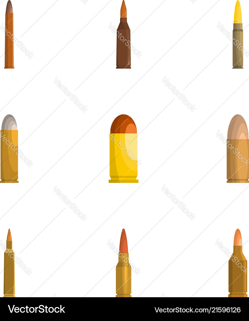 Sleeve icons set cartoon style Royalty Free Vector Image