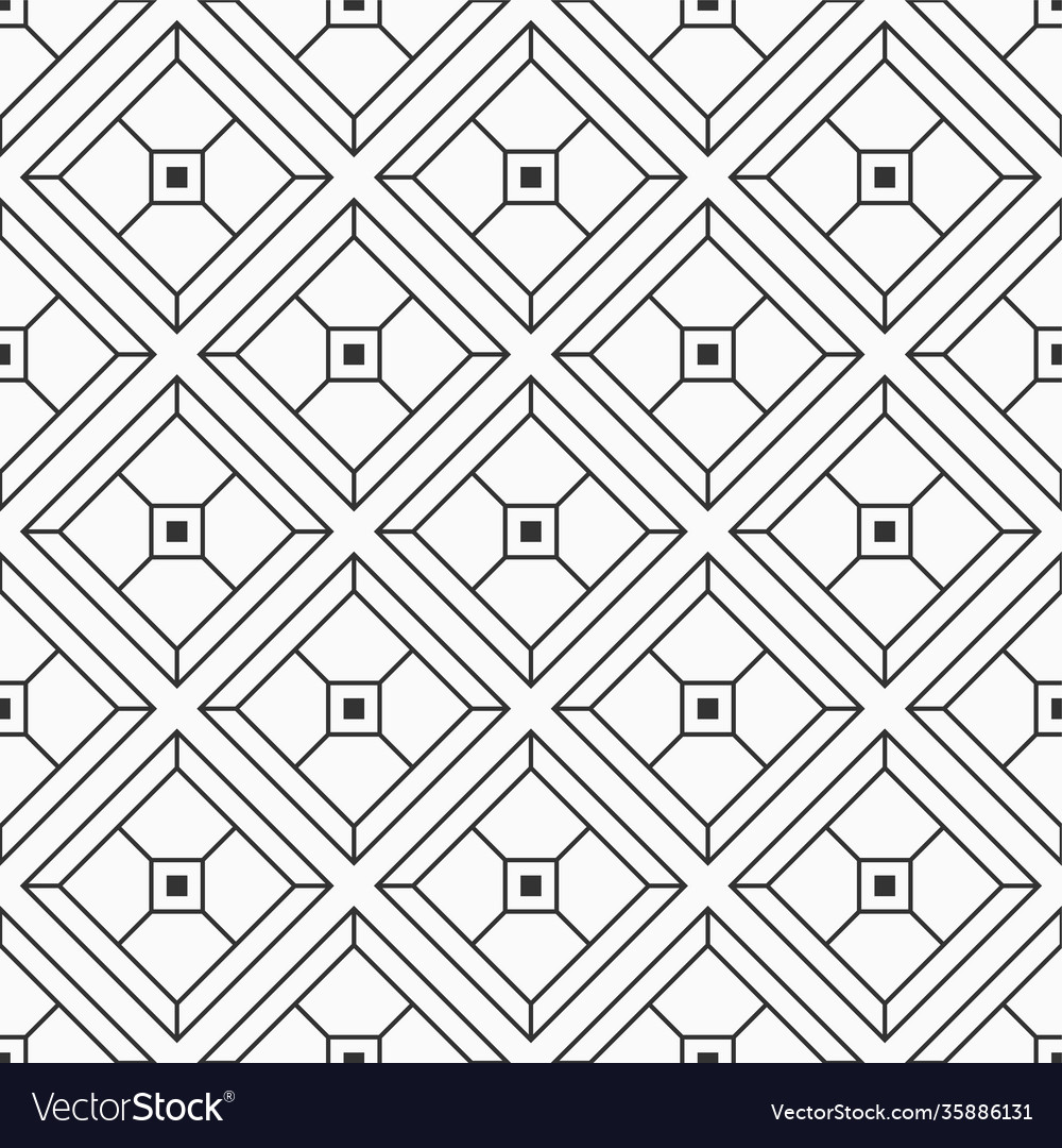 Abstract seamless pattern geometric background Vector Image