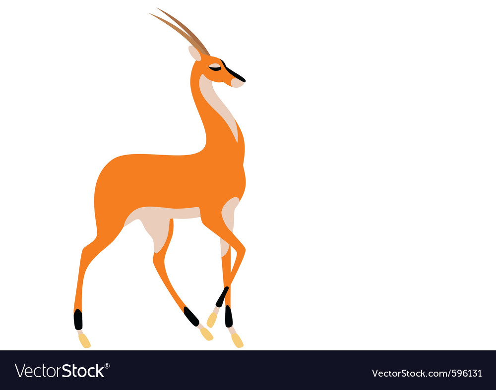 Antelope Royalty Free Vector Image - VectorStock