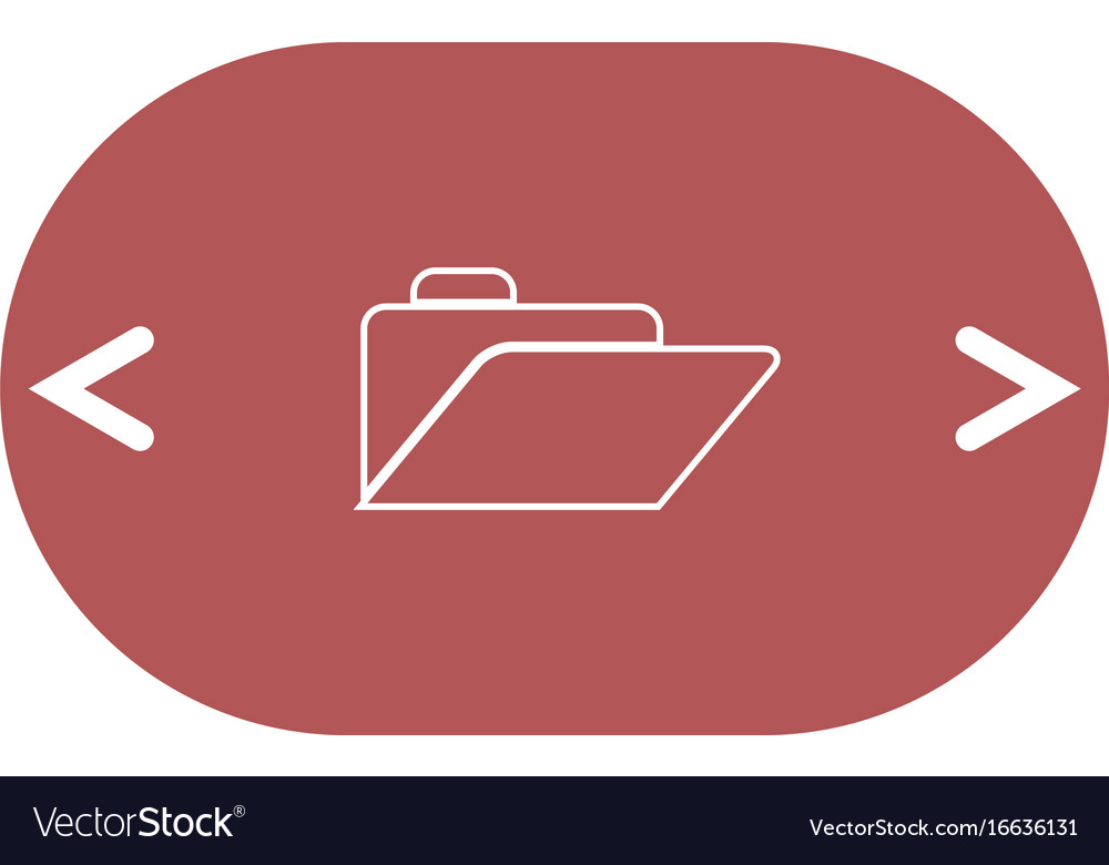 Ordner Icon Lizenzfreies Vektorbild - VectorStock