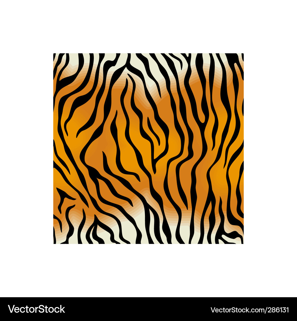 Seamless texture of tiger skin Royalty Free Vector Image