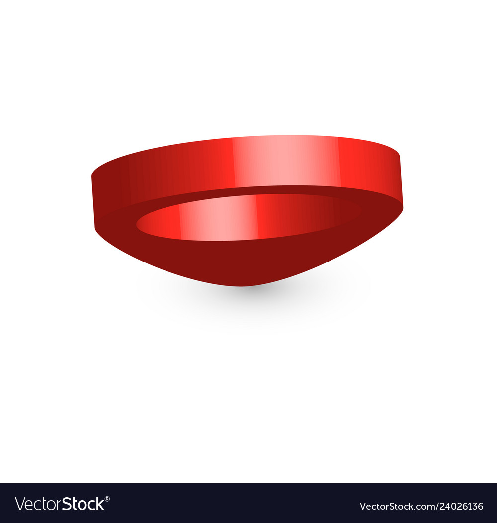 3d pointer red Royalty Free Vector Image - VectorStock