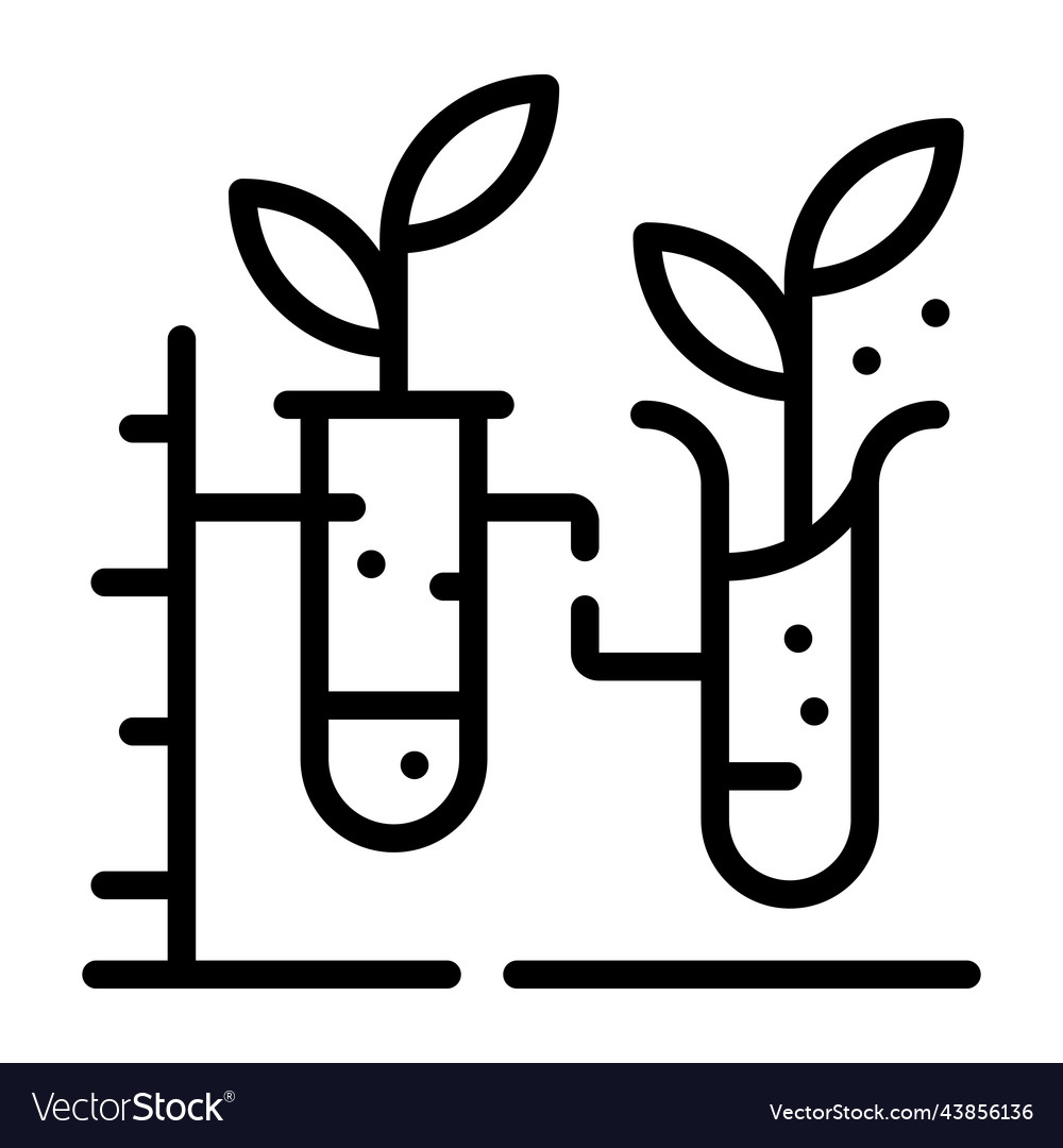 Botany lab Royalty Free Vector Image - VectorStock