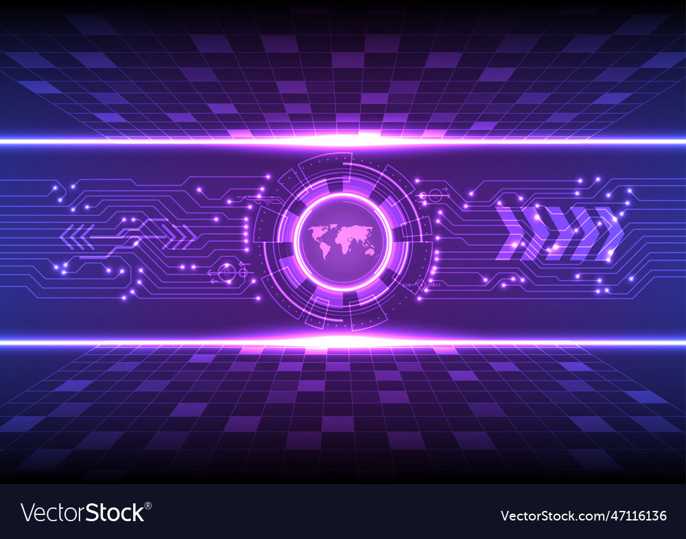 Hi tech background059 Royalty Free Vector Image