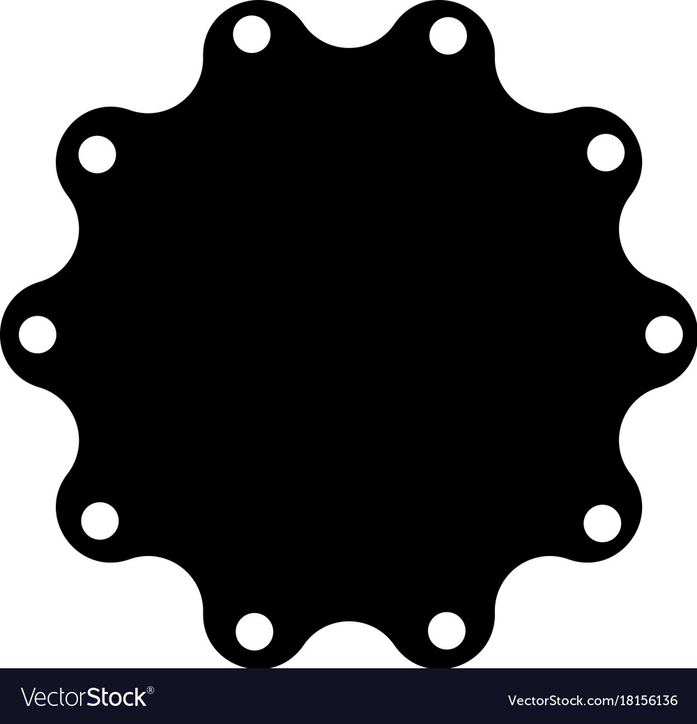 Isolated empty label Royalty Free Vector Image