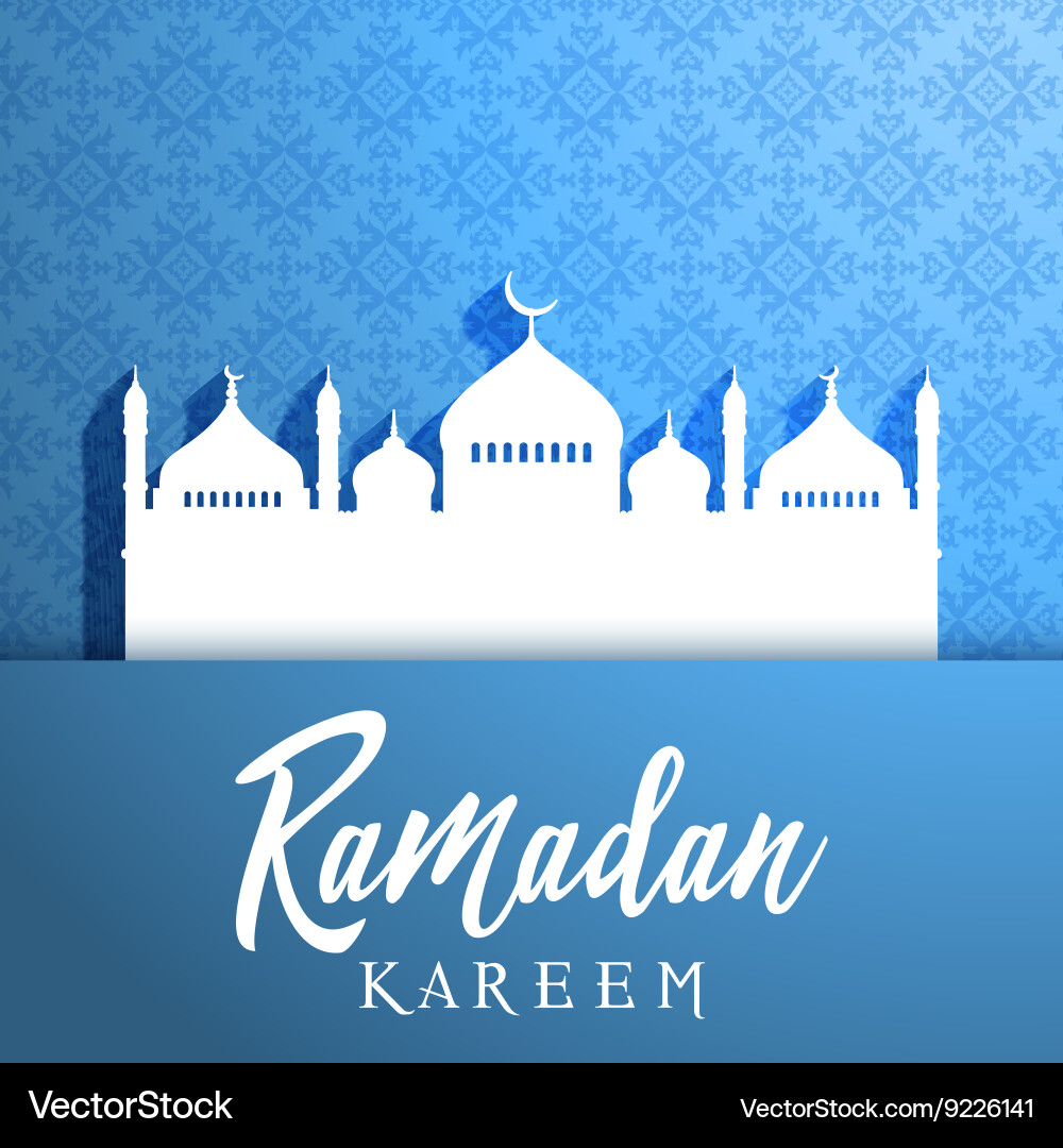 Decorative background for ramadan Royalty Free Vector Image