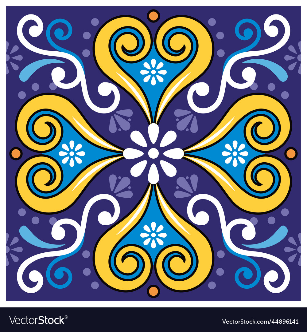 Seamless and single tile pattern Royalty Free Vector Image