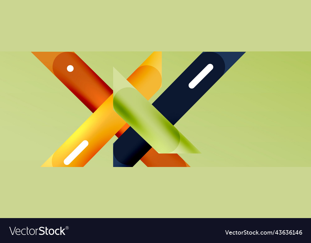 Background overlapping lines dynamic Royalty Free Vector