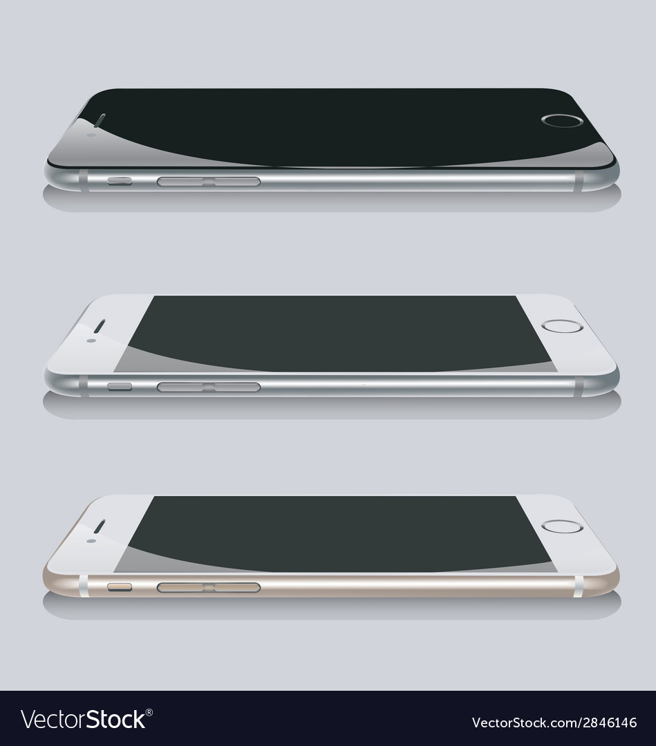 Iphone6 plus Royalty Free Vector Image - VectorStock