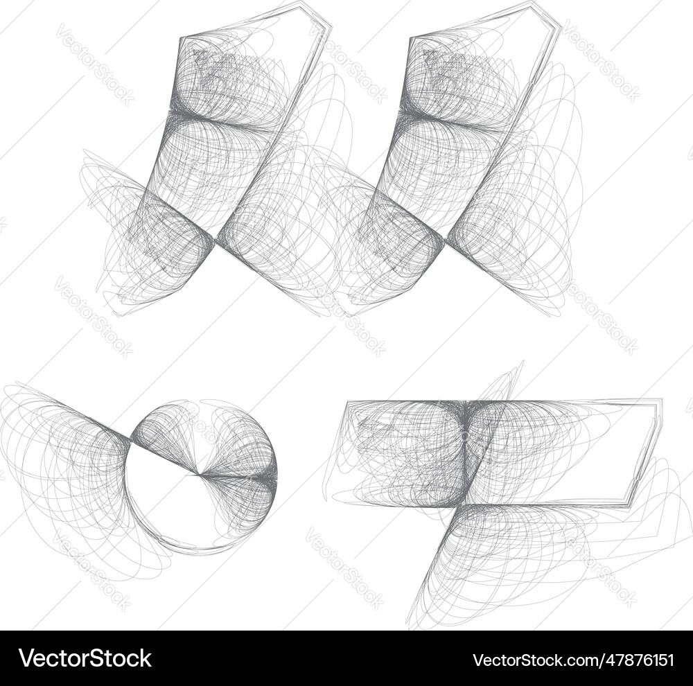 Doodle digital drawn sketch symbol Royalty Free Vector Image