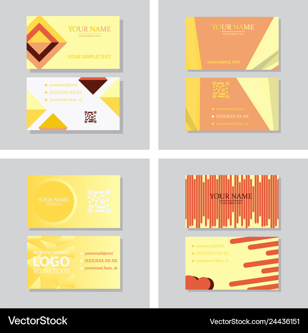 P simple id card with logo or icon for your Vector Image