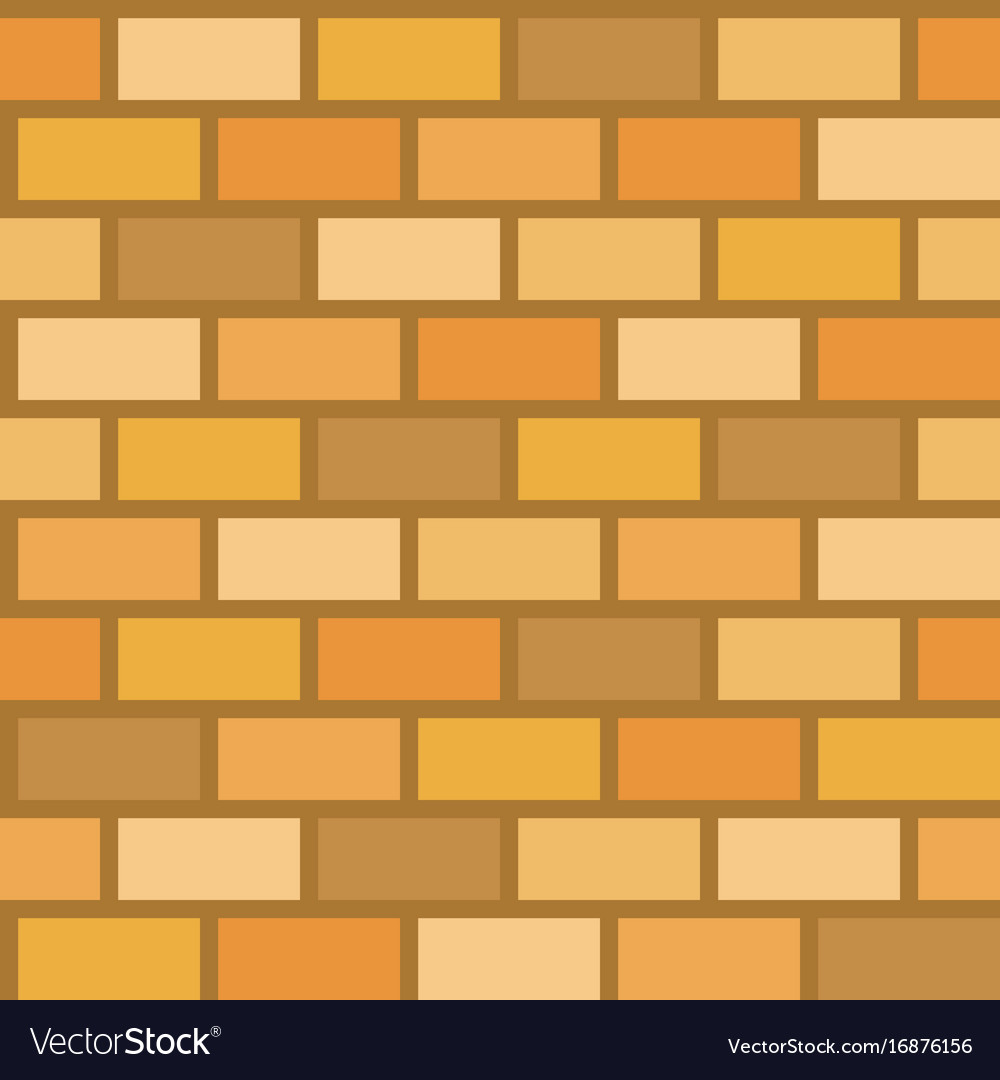 Brick wall seamless pattern Royalty Free Vector Image