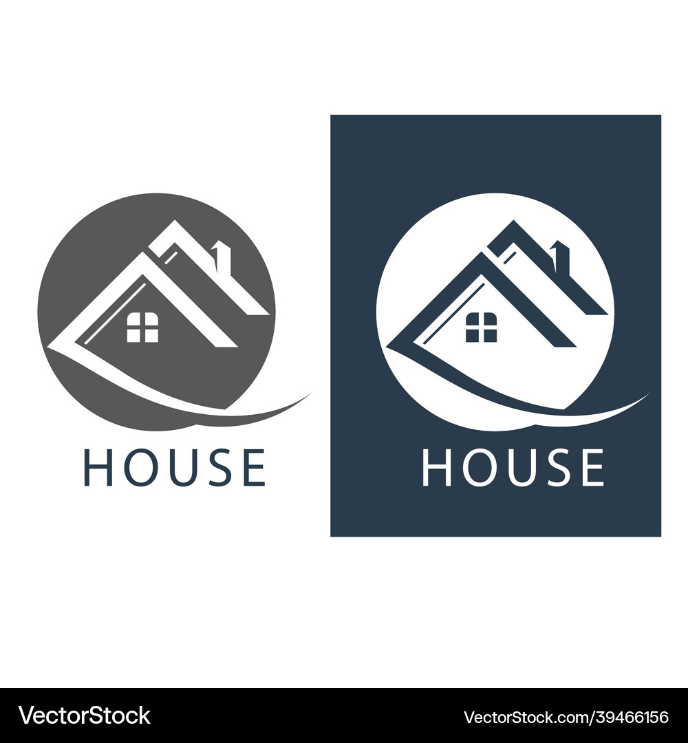 House logo and symbol image Royalty Free Vector Image