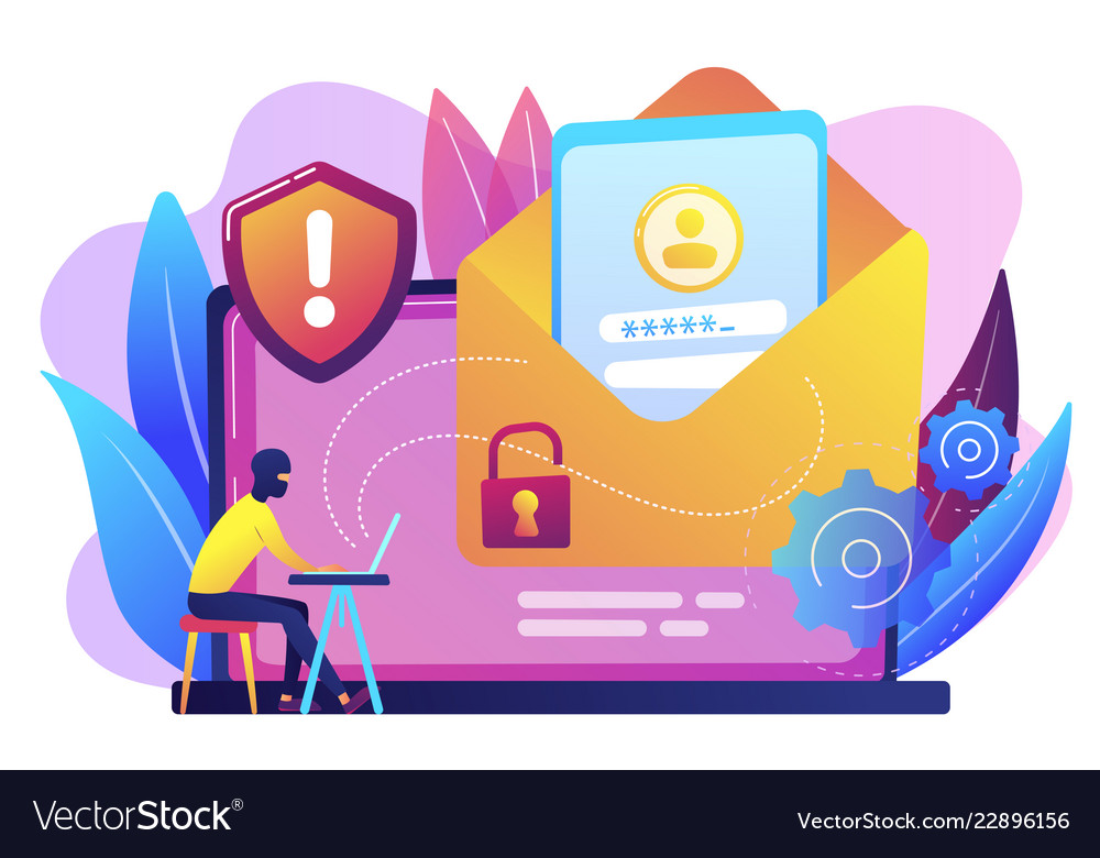 Malware computer virus concept Royalty Free Vector Image