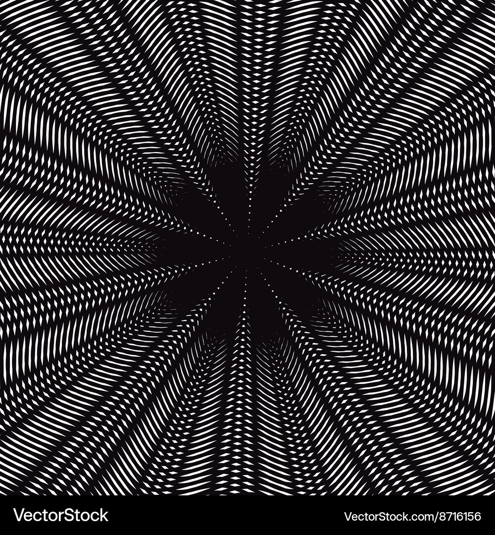 Moire style gradient optical pattern motion effect