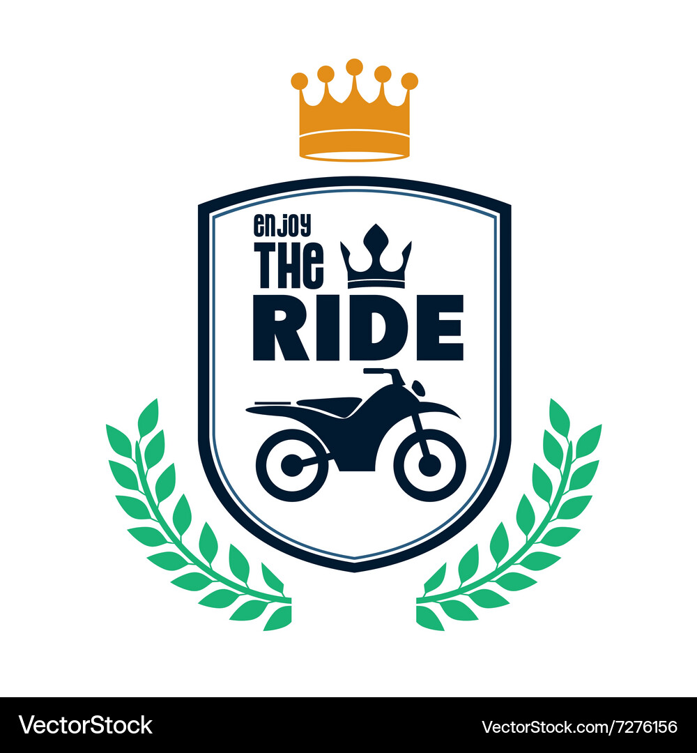 Motorcycle rider design Royalty Free Vector Image