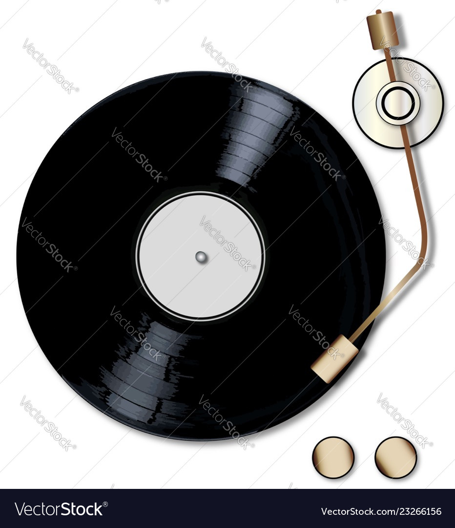 Record deck Royalty Free Vector Image - VectorStock