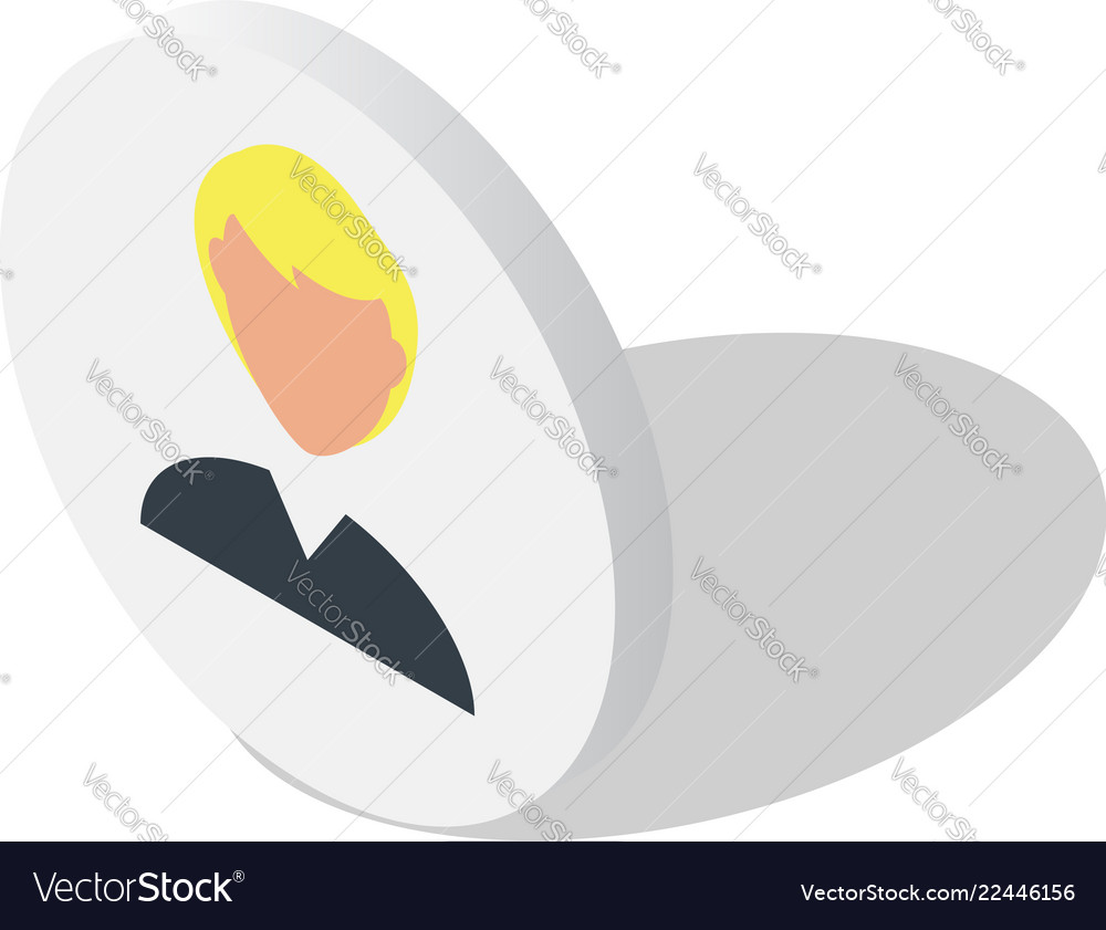 Young man avatar icon set isometric style Vector Image Young man avatar icon set isometric style Vector Image