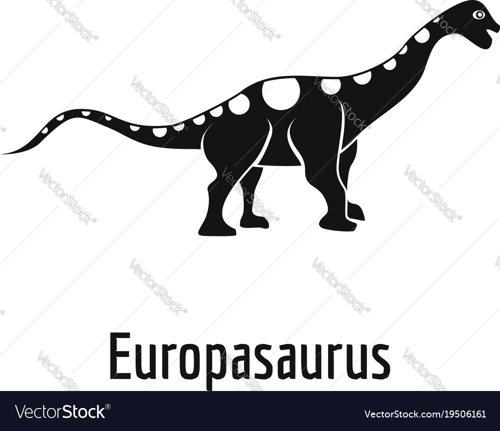 Brontosaurus icon simple style Royalty Free Vector Image